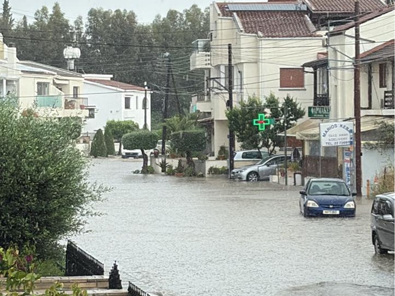 Προβλήματα από καιρικά φαινόμενα κυρίως στη δυτική είσοδο της Λευκωσίας ...
